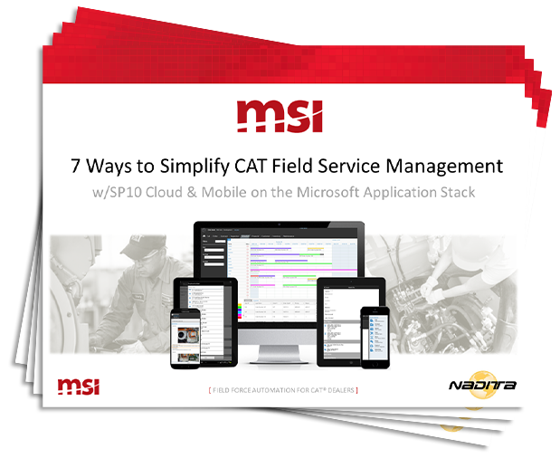 7 Ways to Simplify CAT Field Service Management